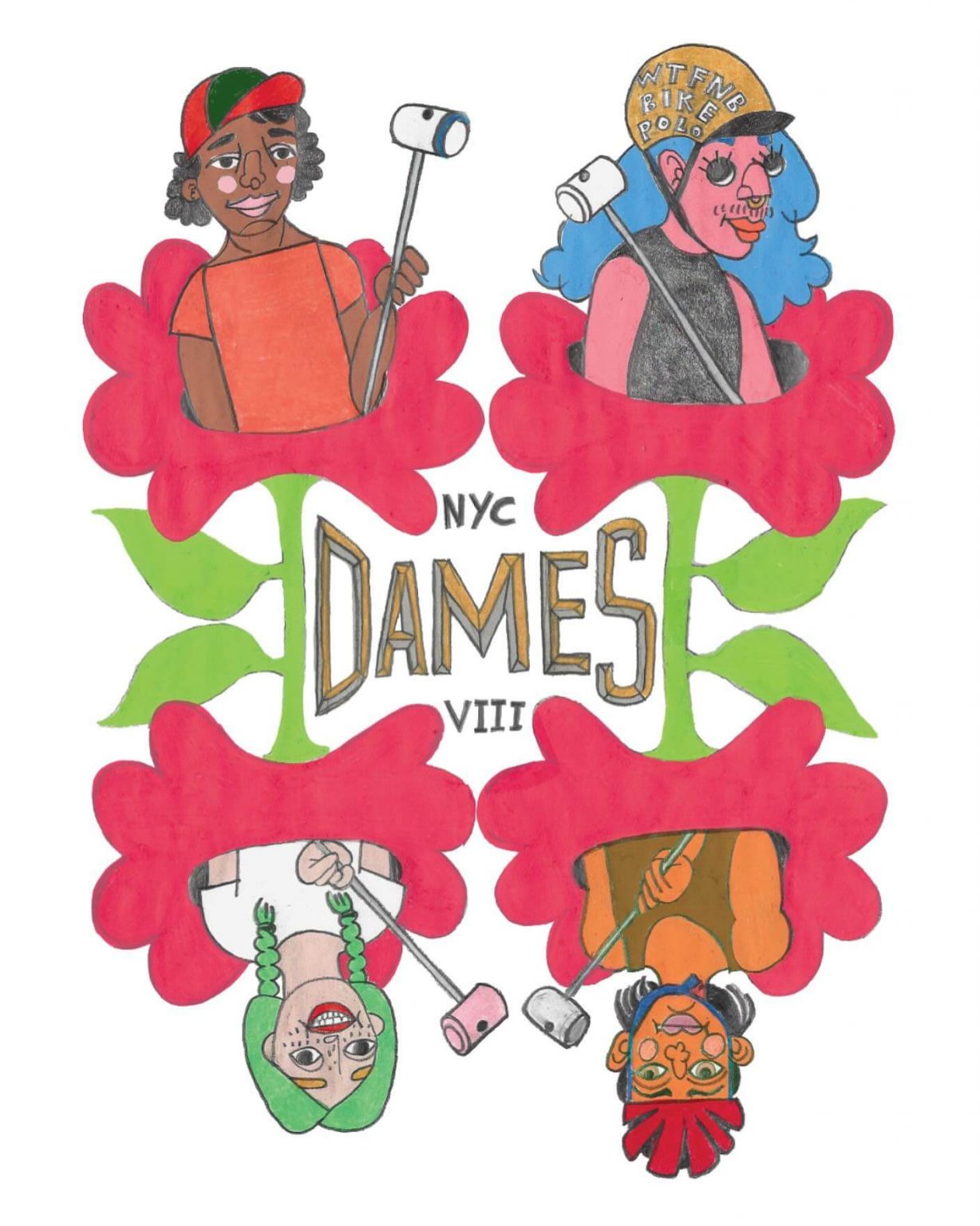 Dames VIII - Bike Polo Calendar